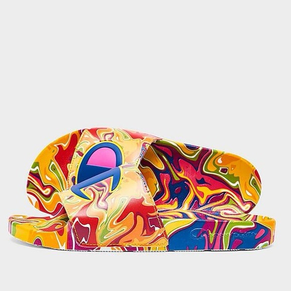 Champion | Shoes | New Champion Lava Lamp 7s Hippe Marble Groovy Slides ...